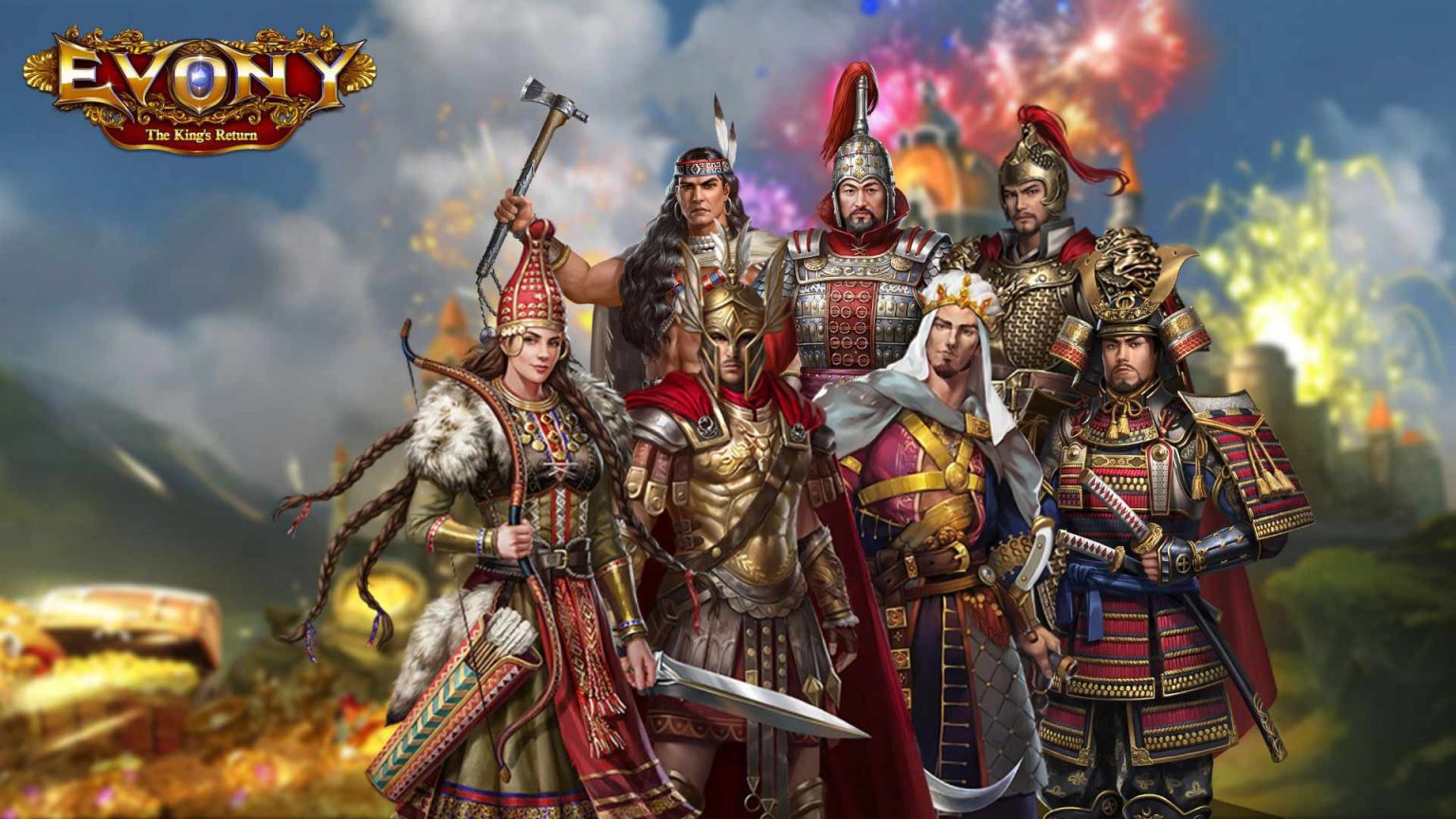 Tomyris and Amir Timur came to the new round of Evony Civilization ...